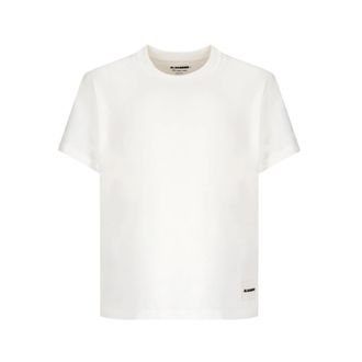 Jil Sander 3er-Pack Kurzarm T-Shirt Set - - Tops - Damen - Wei&szlig; - S