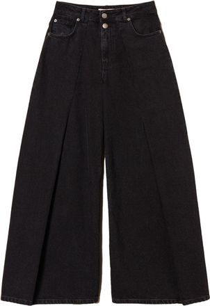 Twin-Set Klassische Cropped-Jeans - Schwarz