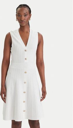 Guess Strickkleid W6GK53 Z0658 Wei&szlig; Regular Fit