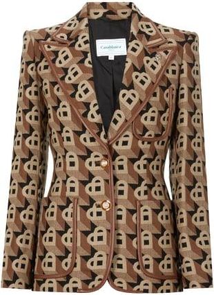 Casablanca Veste blazer logotype