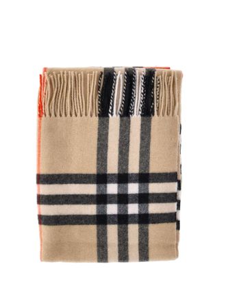 Burberry Womens Scarfs Beige Cashmere