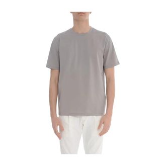 Herno Stretch-Baumwolle graues T-Shirt - - Tops - Herren - Grau - 3XL