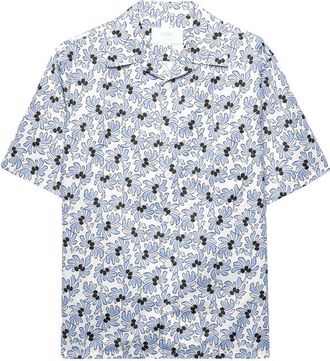 Prada Printed Cotton Blend Bowling Shirt