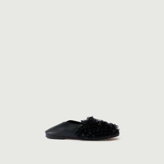 SOEUR MOCASSINS ROSY NOIR
