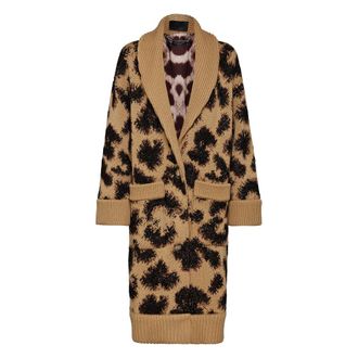 Philipp Plein Cardigan Leopard - - Knitwear - Damen - Braun - S
