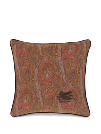 Etro Home coussin à motif arnica (45 x 45 cm) - Orange