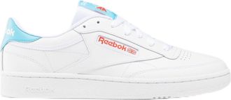 Reebok Herren Club C 85 Sneaker, Ftwwht Kinblu Dynred,34.5 EU