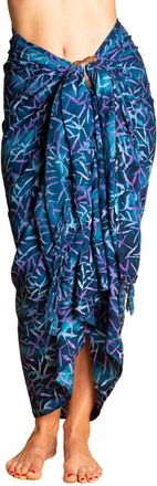 Panasiam Sarong B015 Bluetone Bambooleaf, L
