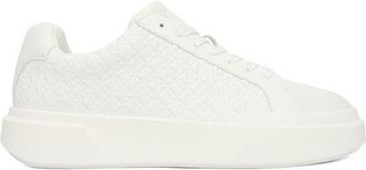 Calvin Klein Sneakers Chunky Cupsole Laceup Lth Aop YW0YW02058 Wei&szlig;