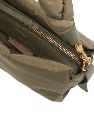 Coccinelle Womens Shoulder Bag Laurel Green Polyester - Shoulder-Bags