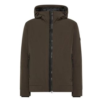 Peuterey Braune Steppjacke mit Kapuze - - Jackets - Herren - Braun - XL
