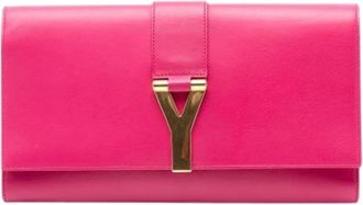 Saint Laurent Pre-owned Chyc Ligne Clutch - - Pre-owned - Damen - Rosa - ONE SIZE
