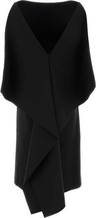 Jil Sander Womens Black Silk Blend Dress Abiti