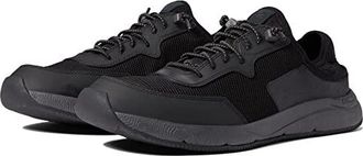 Clarks Baskets Basses Davis pour Homme, Black Combi, 45 EU