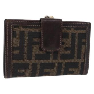 Fendi Pre-owned Zucca Canvas Bifold Wallet - - Pre-owned - Damen - Braun - ONE SIZE