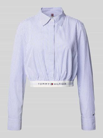 Tommy Hilfiger Regular Fit Hemdbluse aus reiner Bio-Baumwolle