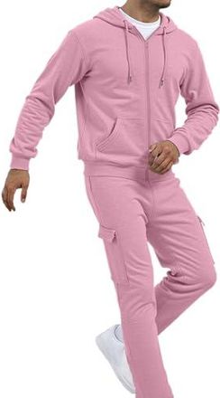 Generic Ensemble de costume d&eacute;contract&eacute; de couleur unie pour homme, coupe d&eacute;contract&eacute;e, tenue quotidienne pour le printemps, lautomne, lhiver, les activit&eacute;s d