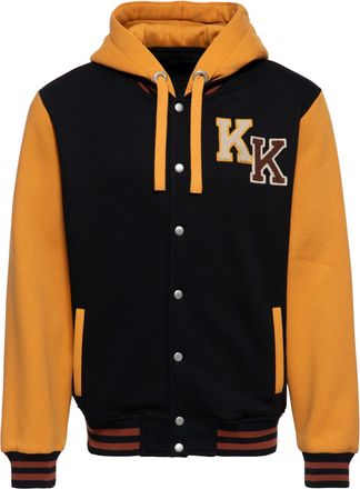 King Kerosin Herren Kapuzensweatjacke &middot; Collegejacke &middot; Hooded &middot; Varsity Jacket &middot; Sweatjacke &middot; Retro &middot; Vintage &middot; Print &middot; Statement &middot; Chenille-Patch &middot; Kordelzug &middot; Na