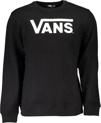 Vans Homme, Sweatshirts et sweats &agrave; capuche, Noir, Taille: M Sweat Noir Manches Longues Imprim&eacute; Logo