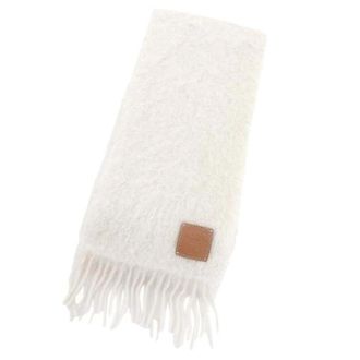 Loewe Pre-owned Stole - - Pre-owned - Damen - Wei&szlig; - ONE SIZE