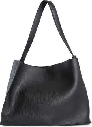 STUDIO NICHOLSON Femme, Sacs, Noir, Taille: ONE Size Sac fourre-tout en cuir noir avec logo