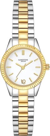 Glanzst&uuml;cke M&uuml;nchen Uhr - Damen Armbanduhr Edelstahl - Gr. unisize - in Silber - f&uuml;r Damen