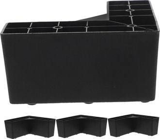 DOITOOL 4stücke Möbelbeine Extender Füße Für Sofabeine Tischbeine Bettpolster Mit Stabilem Kunststoff Sicher Und rutschfest