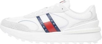 Tommy Jeans Homme TJM Technical Runner Ess Em0Em01537 Bas, White (Ecru), 42 EU