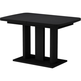 Vicco Esstisch Fenaro, Schwarz, 120 x 80 cm 2 Teile, Vicco