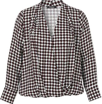 Frapp Langarmbluse in Große Größen