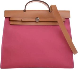 Herm&egrave;s Pre-owned Sac &agrave; main Herbag Zip - Femme - Pre-owned - Rose - Taille: ONE Size
