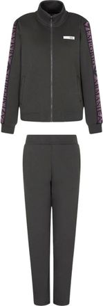 Emporio Armani Femme, Sport, Gris, Taille: 42 FR Robe Élégante Grise