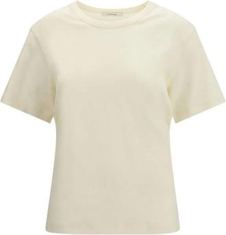 Christophe Lemaire Femme, Tops, Beige, Taille: 38 FR T-shirt Classique en Coton