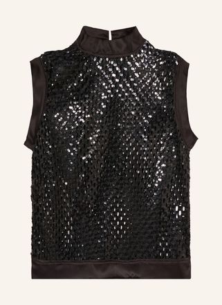 Sem per Lei Sem Per Lei Stricktop Mit Pailletten schwarz