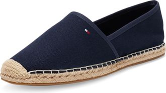 Tommy Hilfiger Damen Flag Canvas Espadrille Fw0Fw08541 Espadrilles, Blau (Space Blue), 35