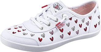 Skechers Bobs B Cute-Love Brigade 113951-WRPK, Womens Sneakers,Sports Shoes, White, 39 EU