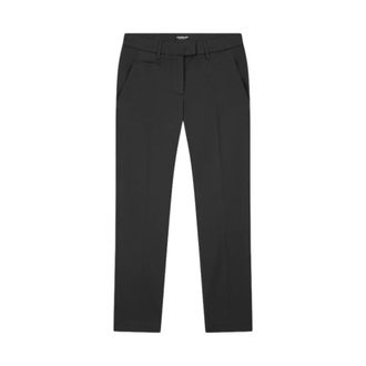Dondup Schwarze Slim Chino Hose - - Trousers - Damen - Schwarzk - W31