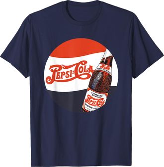 Pepsi Cola Retro-Flasche Circle T-Shirt