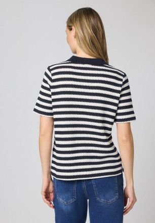 Street One Poloshirt mit Strick-Struktur