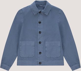 Circolo 1901 Work Jacket in Gabardine Avio / M