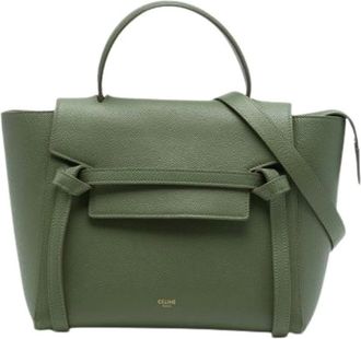 Celine Sac banane Pre-owned - Femme - Pre-owned - Vert - Taille: ONE Size