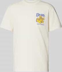 Deus T-Shirt mit Label-Motiv-Print Modell Overbite