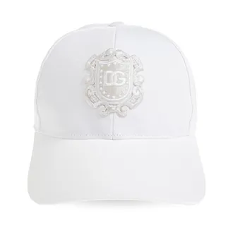 Dolce & Gabbana Homme, Accessoires, Blanc, Taille: 57 CM Casquette de baseball