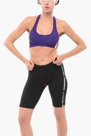 Dsquared2 Cotton ICON Sport Bra with Logoed Bands size I