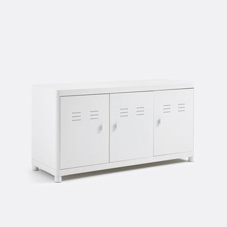 La Redoute Interieurs Buffet 3 Portes Métal Acier Livona