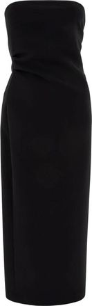 F.it Femme, Robes, Noir, Taille: 36 FR Robe Midi