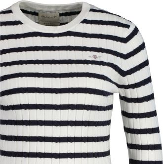 GANT Sweater Damen Strickpullover Baumwolle
