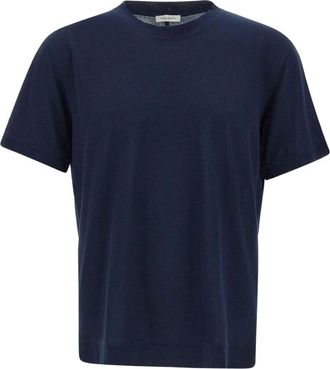 Paolo Pecora Homme, Tops, Bleu, Taille: 2XL T-Chemises