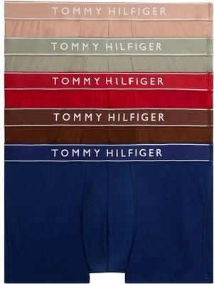 Tommy Hilfiger Lot de 5 boxers en coton m&eacute;lang&eacute;