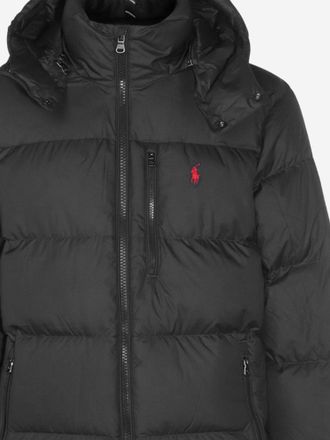 Polo Ralph Lauren Mens Down Jacket Gorham Nylon Black Polyester Padded &